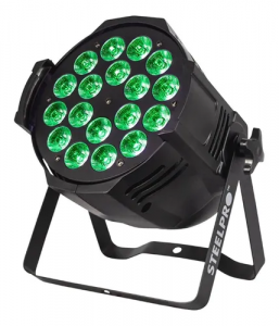 CAÑON LED WASH 2418-6PAR DE LA MARCA STEEL PRO