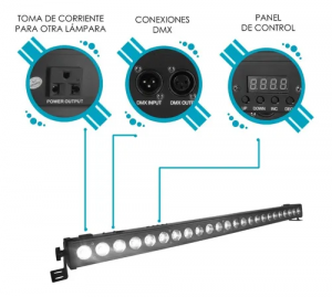 BARRA DE LUZ 245BAR-BEAM DE LA MARCA STEEL PRO